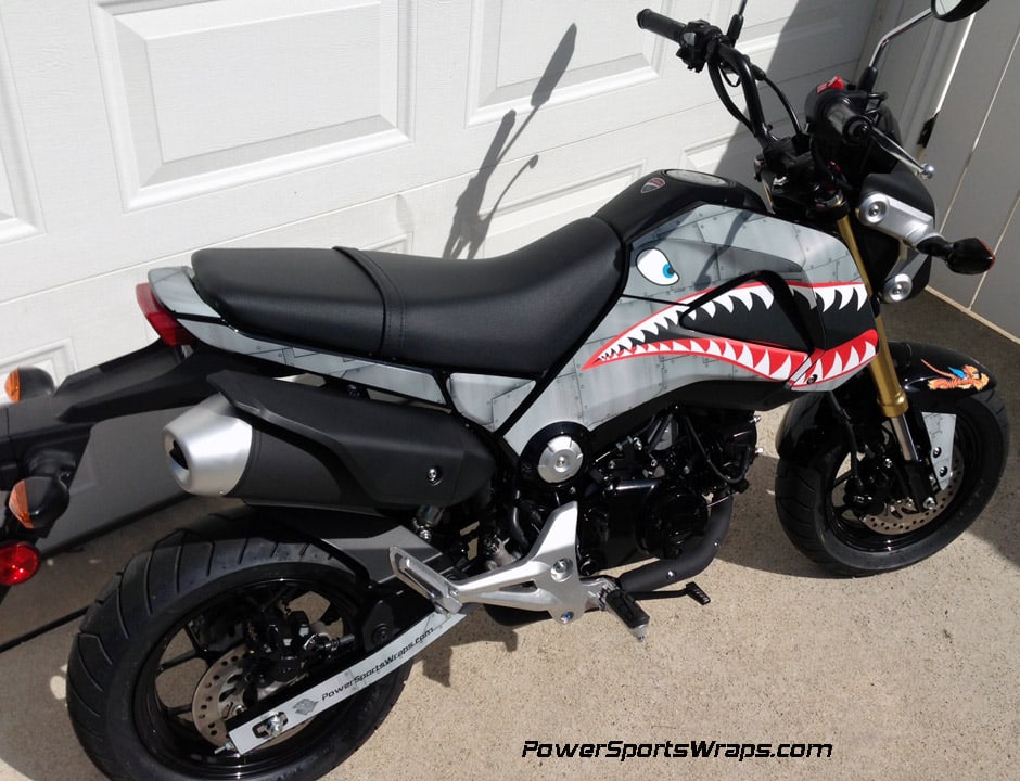 Honda Grom Dirty Aircraft Metal P40 Vinyl Graphics Kit ...