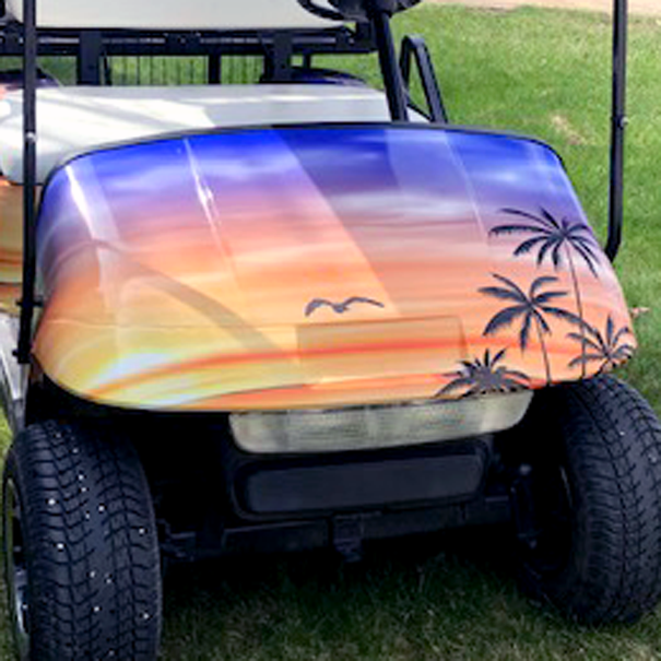 Hawaii Sunset | Golfcargraphics.com